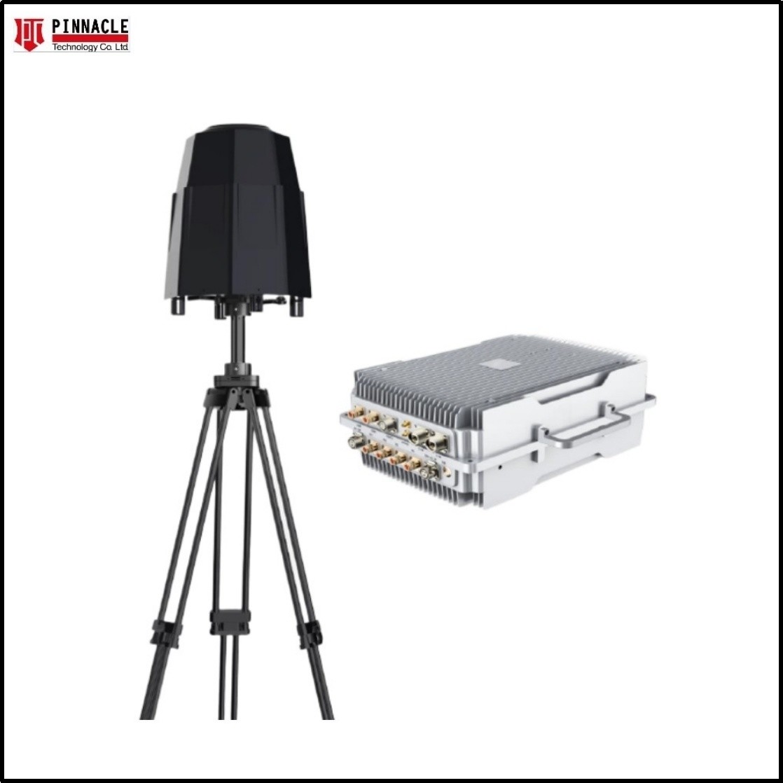 Long Distance Waterproof Fixed Type Omni Directional Drone Detection Abd Anti Drone Jamming System